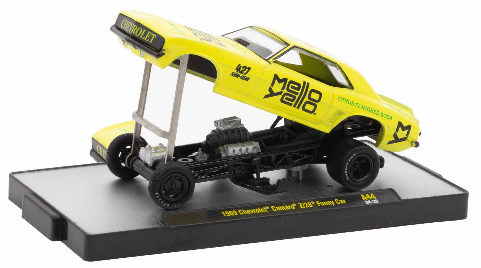 1969 Chevrolet Camaro Z/28 Funny Car Mellow Yellow Coca-Cola M2 Machin
