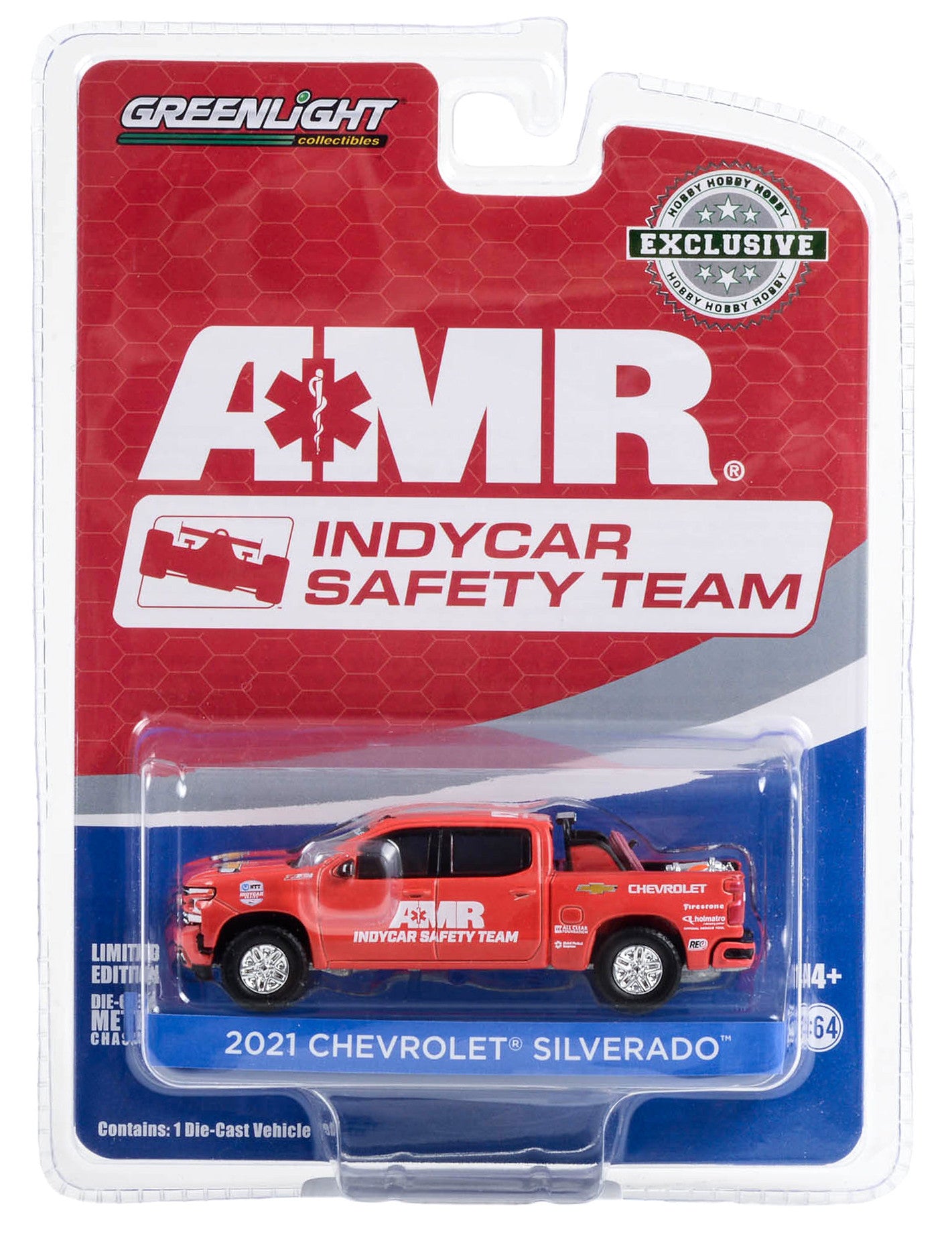 Hobby Exclusive 30404 2021 Chevrolet Silverado Indycar AMR Safety Team