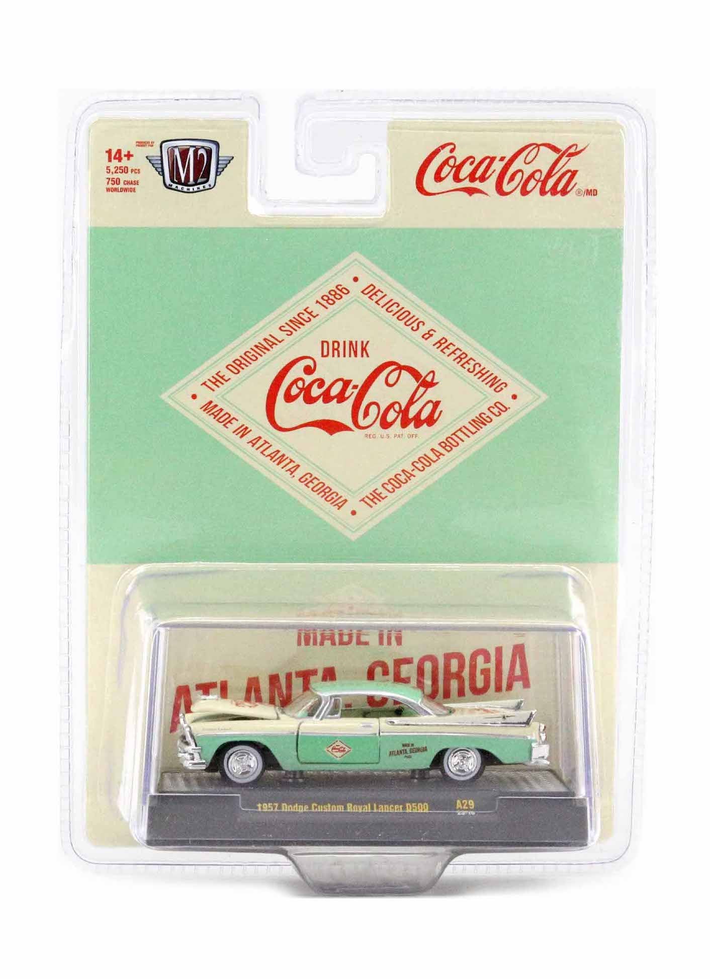 1957 Dodge Custom Royal Lancer D500 Coca-Cola M2 Machines 1:64 Scale C