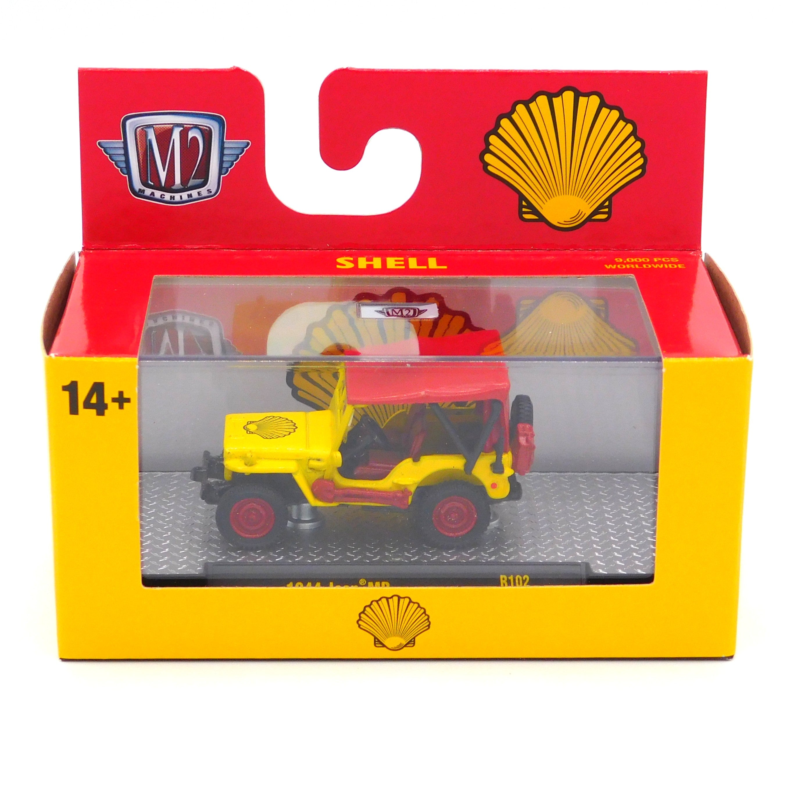 1944 Jeep MB Shell Oil M2 Machines 1:64 Scale Auto-Thentics Release 10