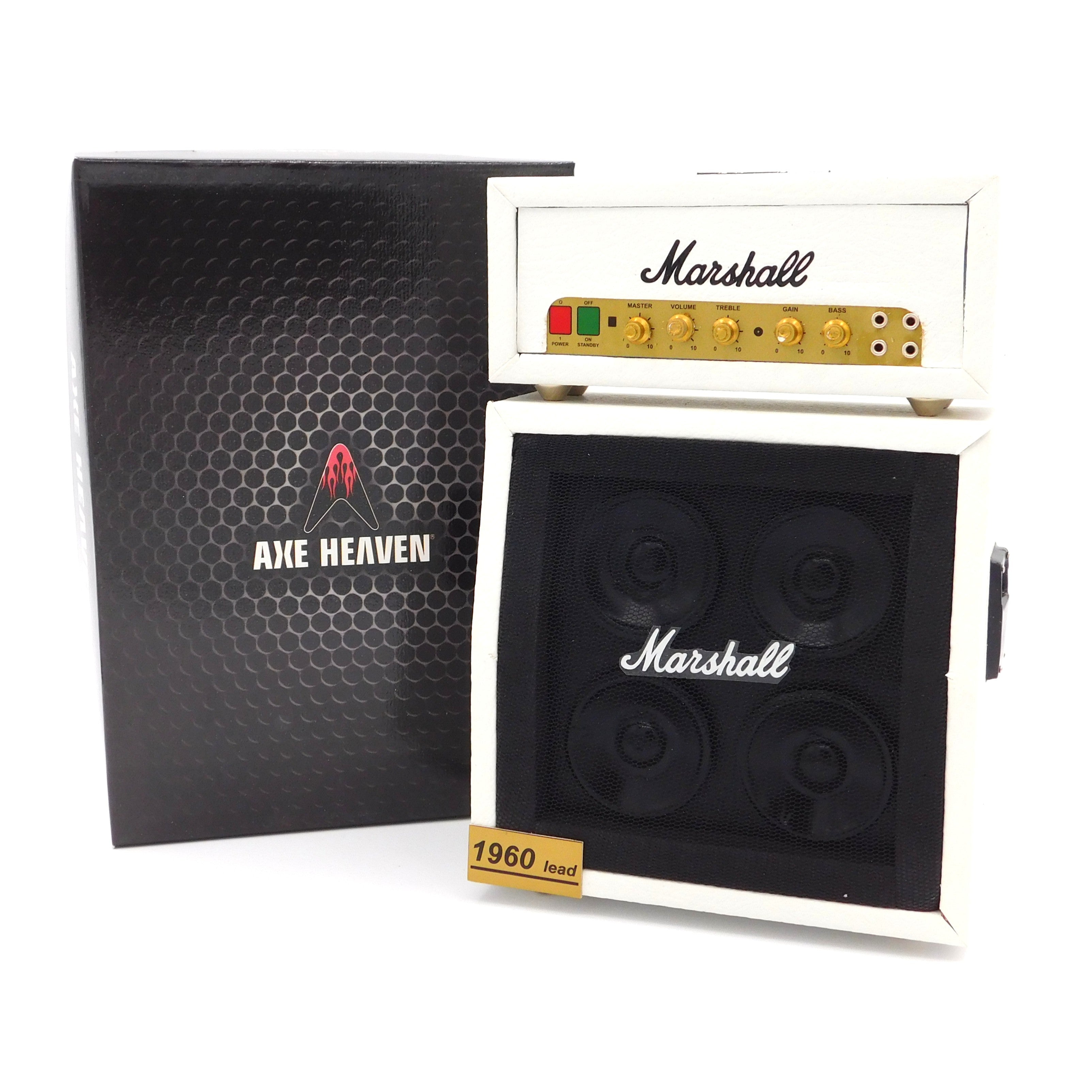 Axe Heaven Marshall JVM Half Stack White Miniature Amplifier Replica