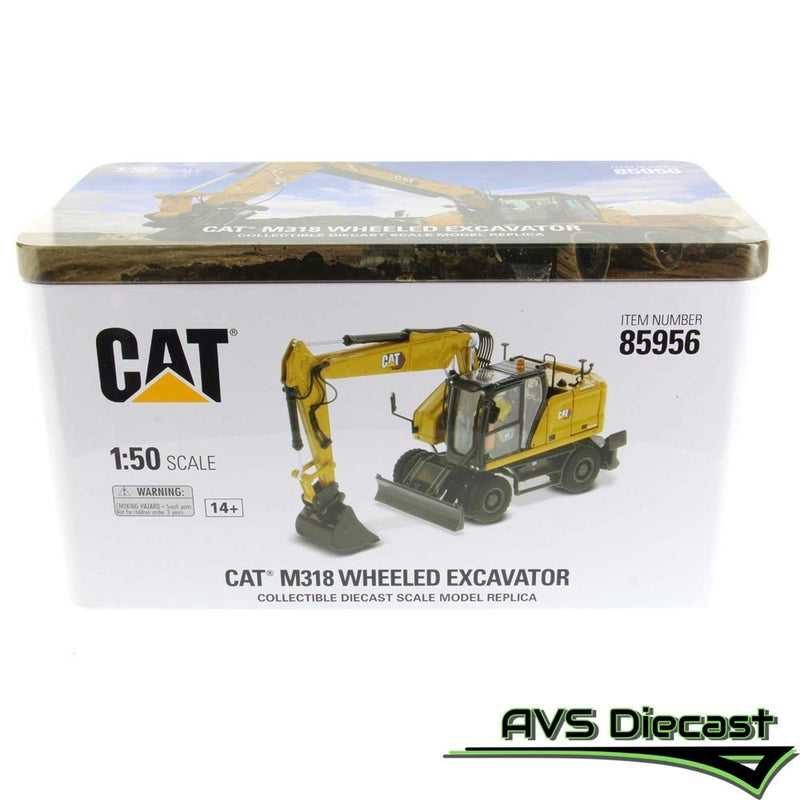 Caterpillar M318 Wheeled Excavator 1:50 Scale Diecast 85956